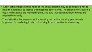 IN VITRO CHROMOSOMAL ABERRATION TESTS.pptx