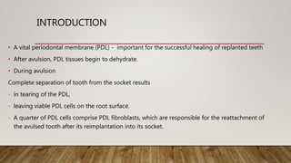 In vitro comparative evaluation of different storage media(hank's | PPTX