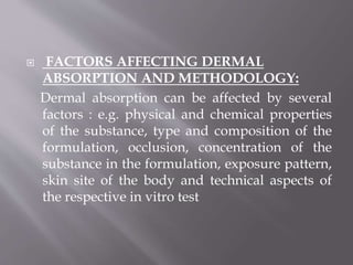 Invitro dermal test | PPTX