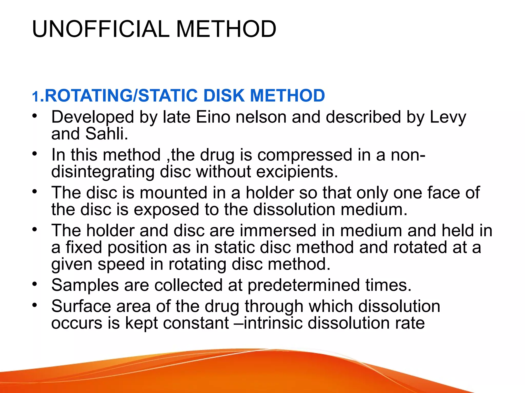 Invitro dissolution | PPT