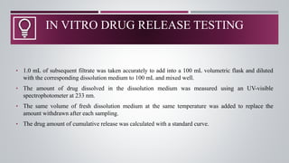 In-Vitro Dissolution and Alternative Methods Involving in Drug Release.pptx