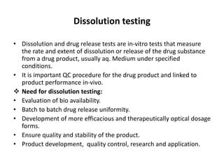 in vitro dissolution and iviv correlation | PPTX