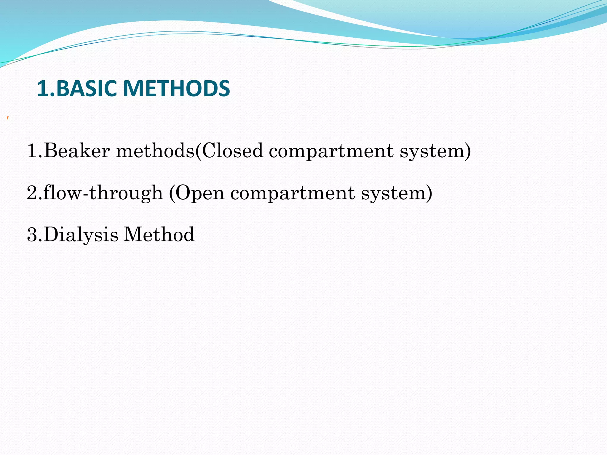 In vitro dissolution testing methods | PDF