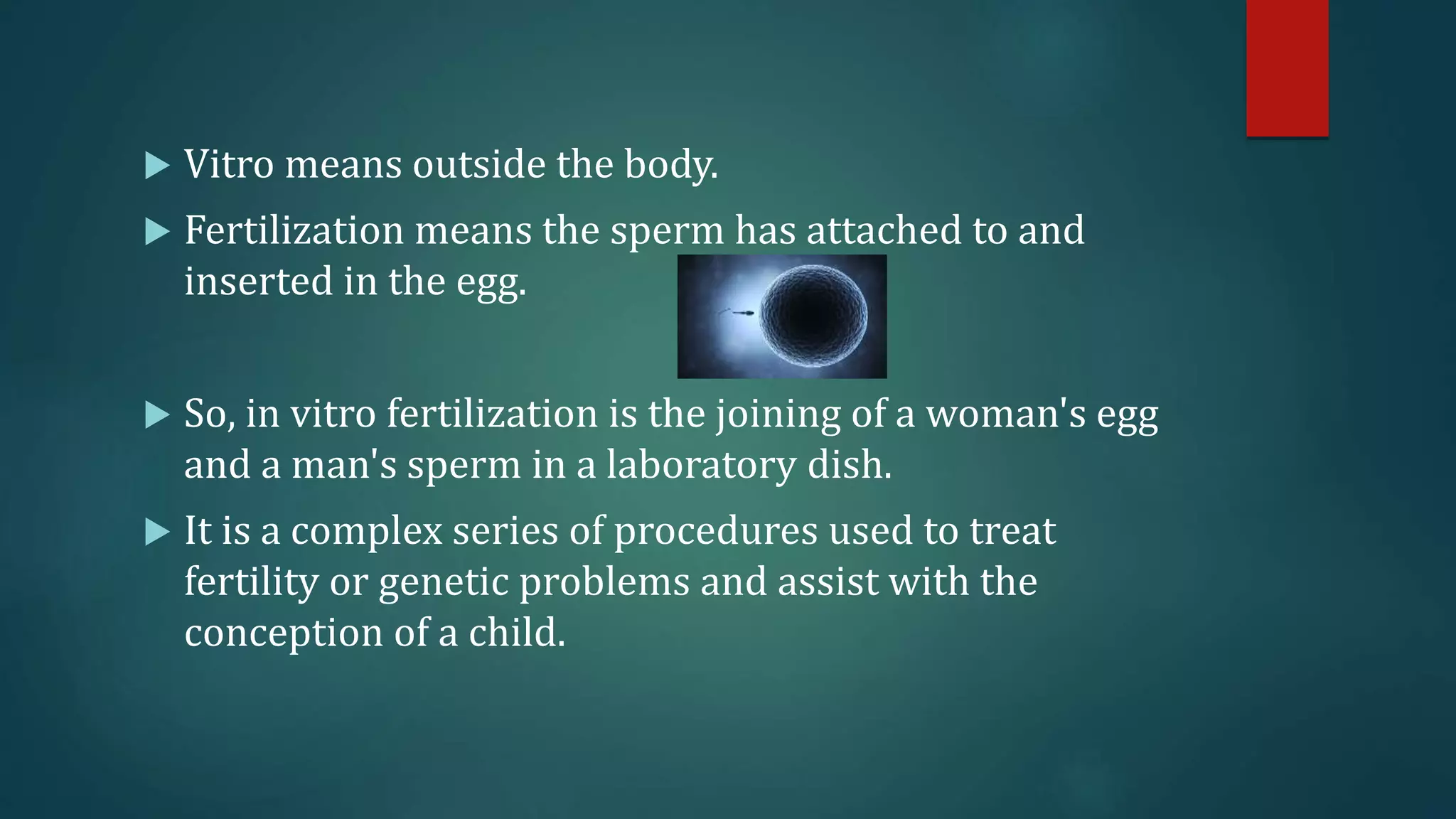 In vitro fertilization | PPTX
