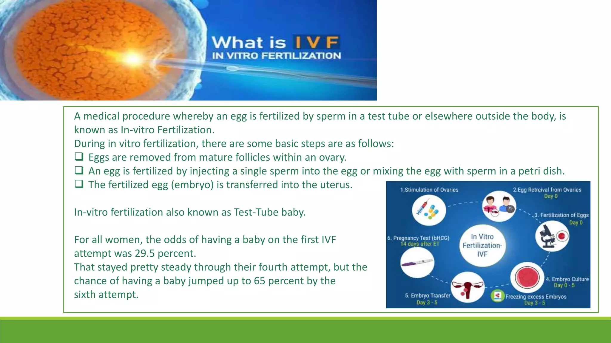 Invitro fertilization in humans | PPTX