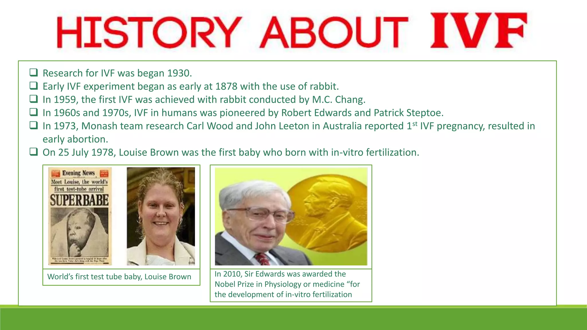 Invitro fertilization in humans | PPTX