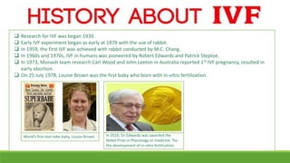 Invitro fertilization in humans | PPTX