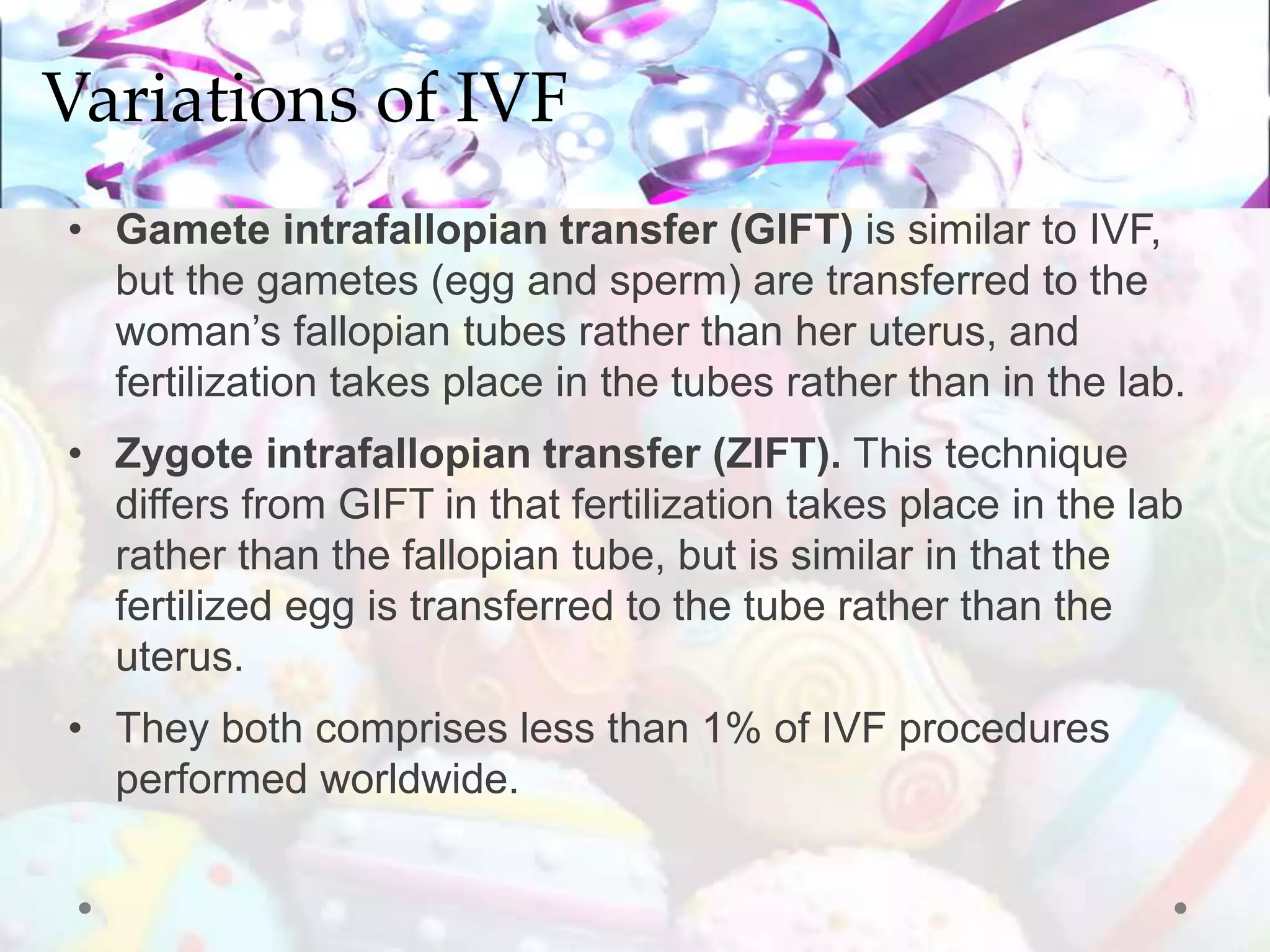 In vitro fertilization methods | PPTX