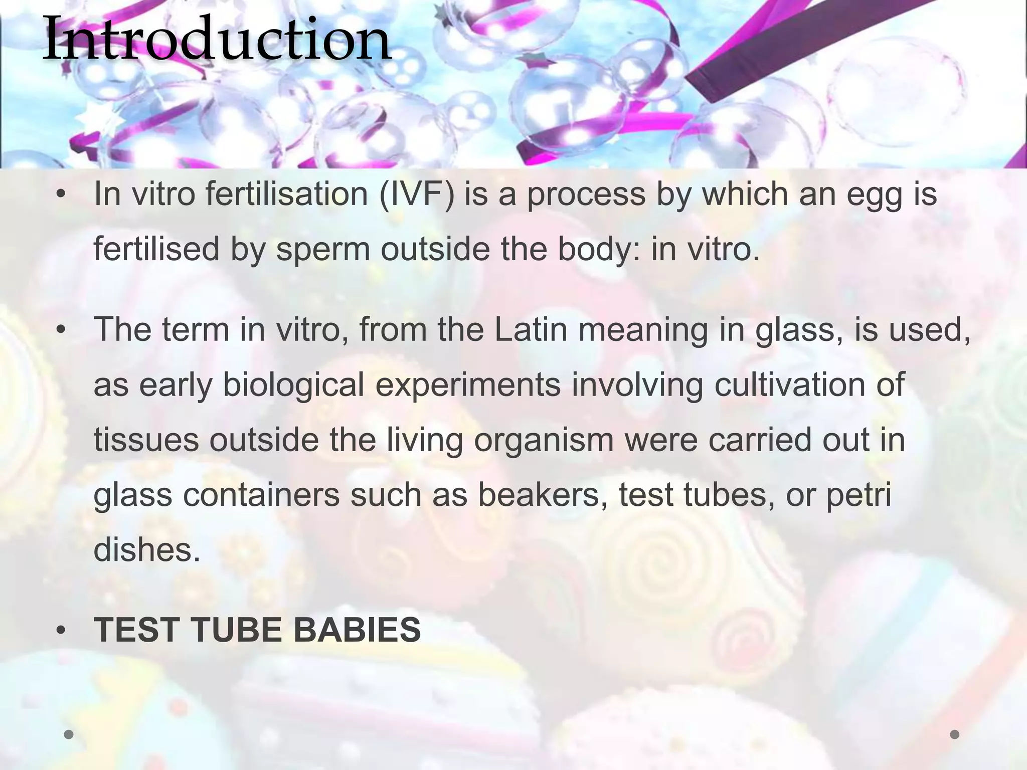 In vitro fertilization methods | PPTX