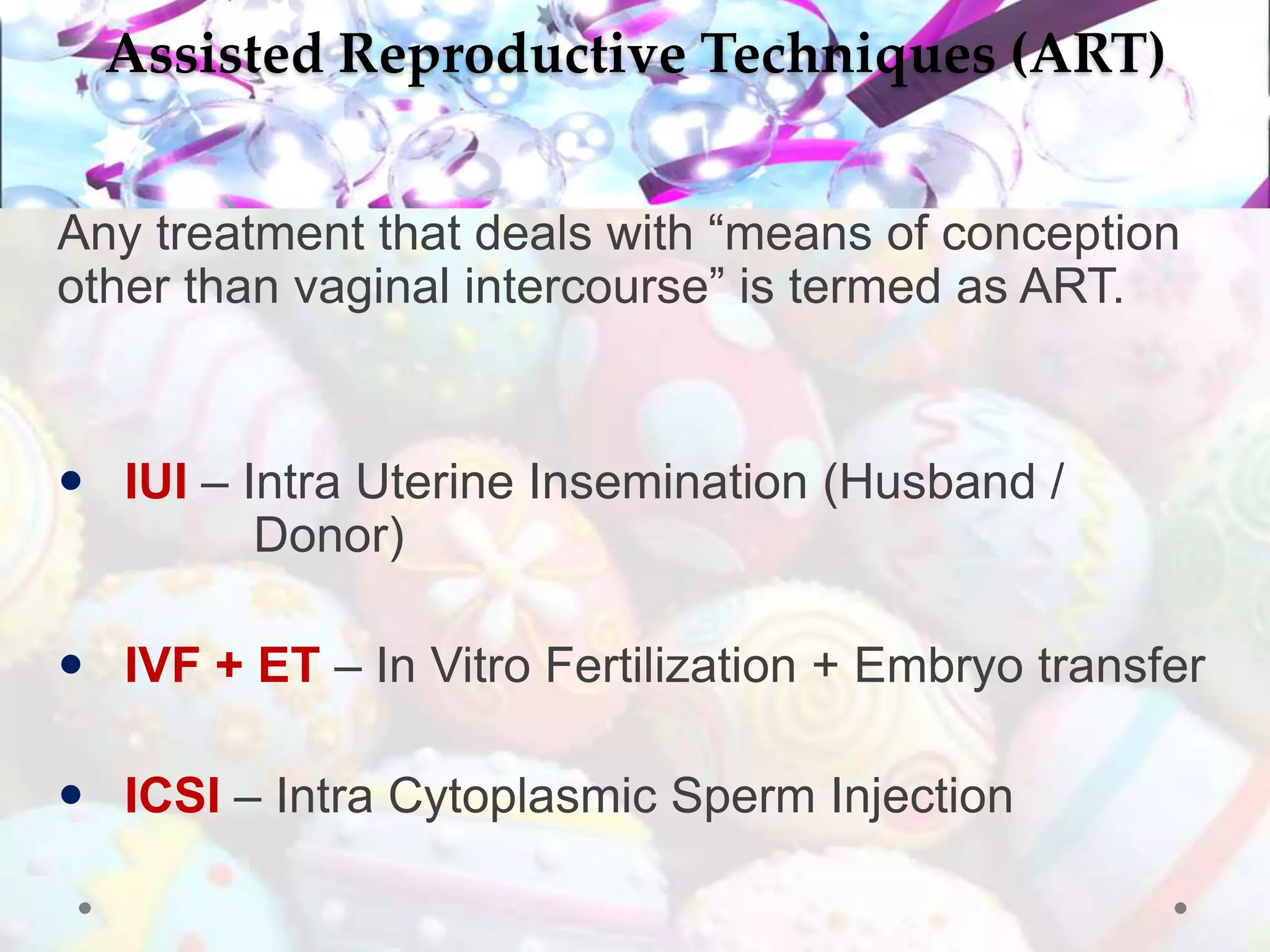 In vitro fertilization methods | PPTX