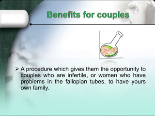 In vitro fertilization presentacion | PPTX