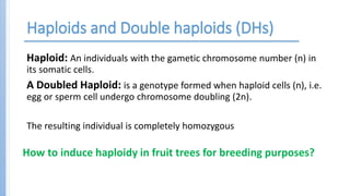 In vitro induction of Haploid Plants from Anther Culture in Citrus ...