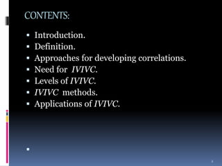 Invitro invivo correlation | PPTX