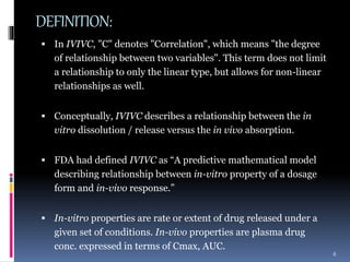 Invitro invivo correlation | PPTX