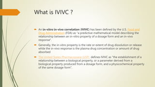 In vitro In vivo correlation.pptx