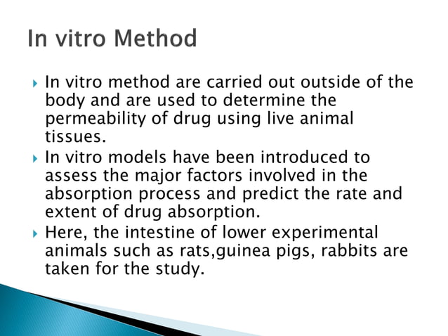 Invitro invivo insitu method | PDF | Chemistry | Science