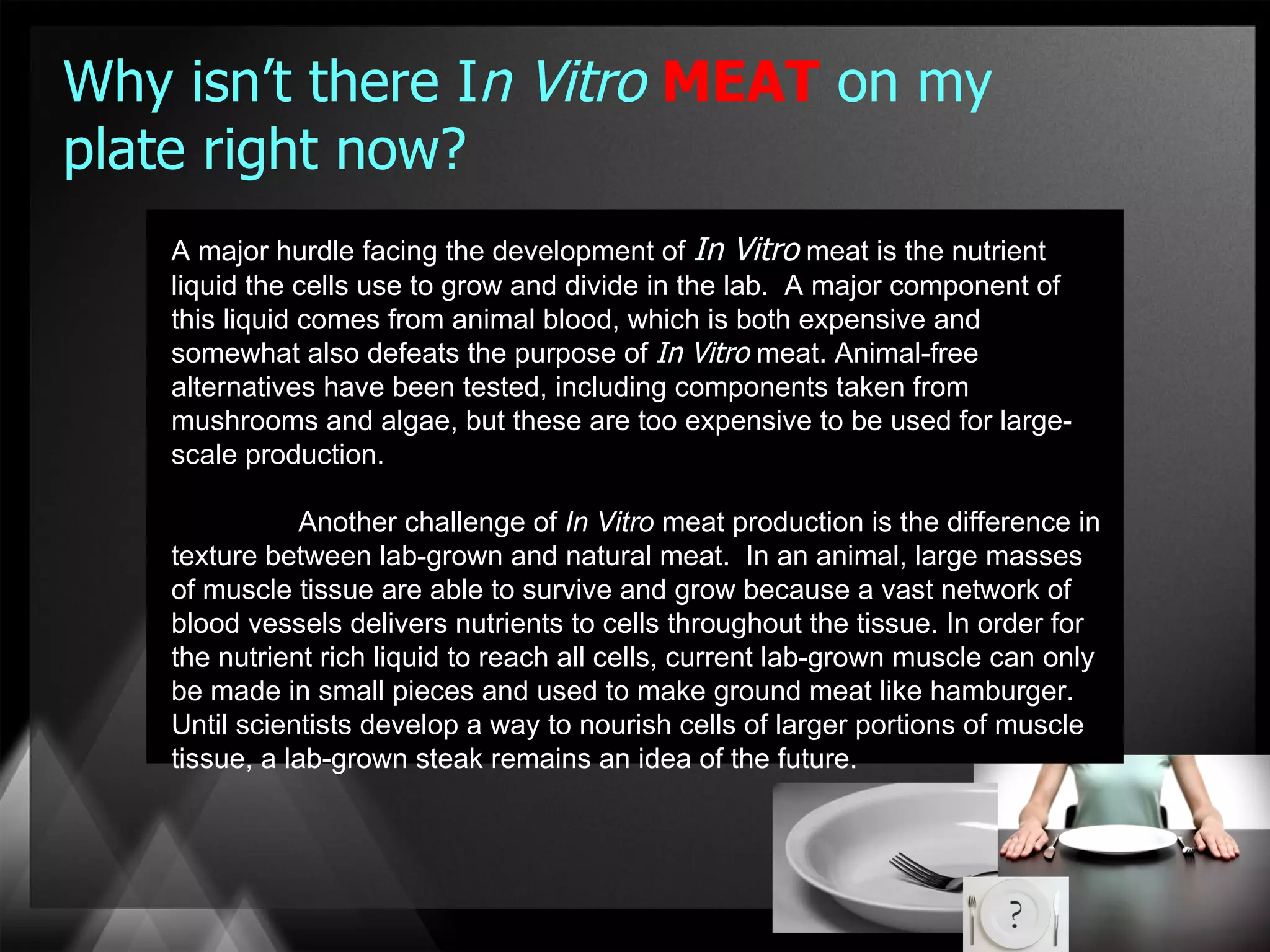 In vitro meat | PPS