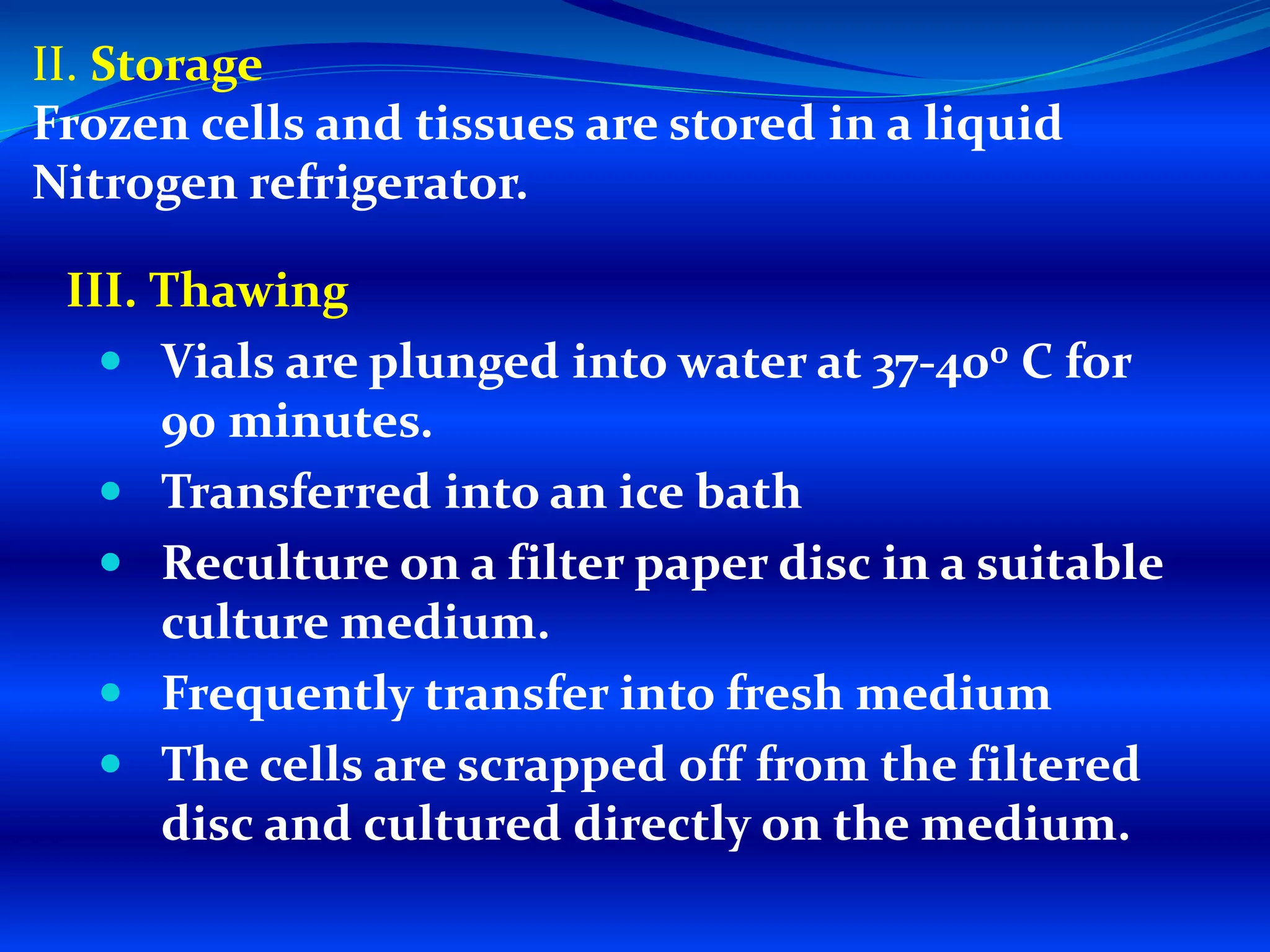 In vitro Preservation of Germplasm SMG | PPTX