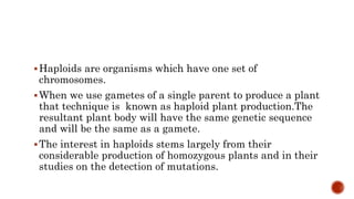 invitro production of haploids.pptx