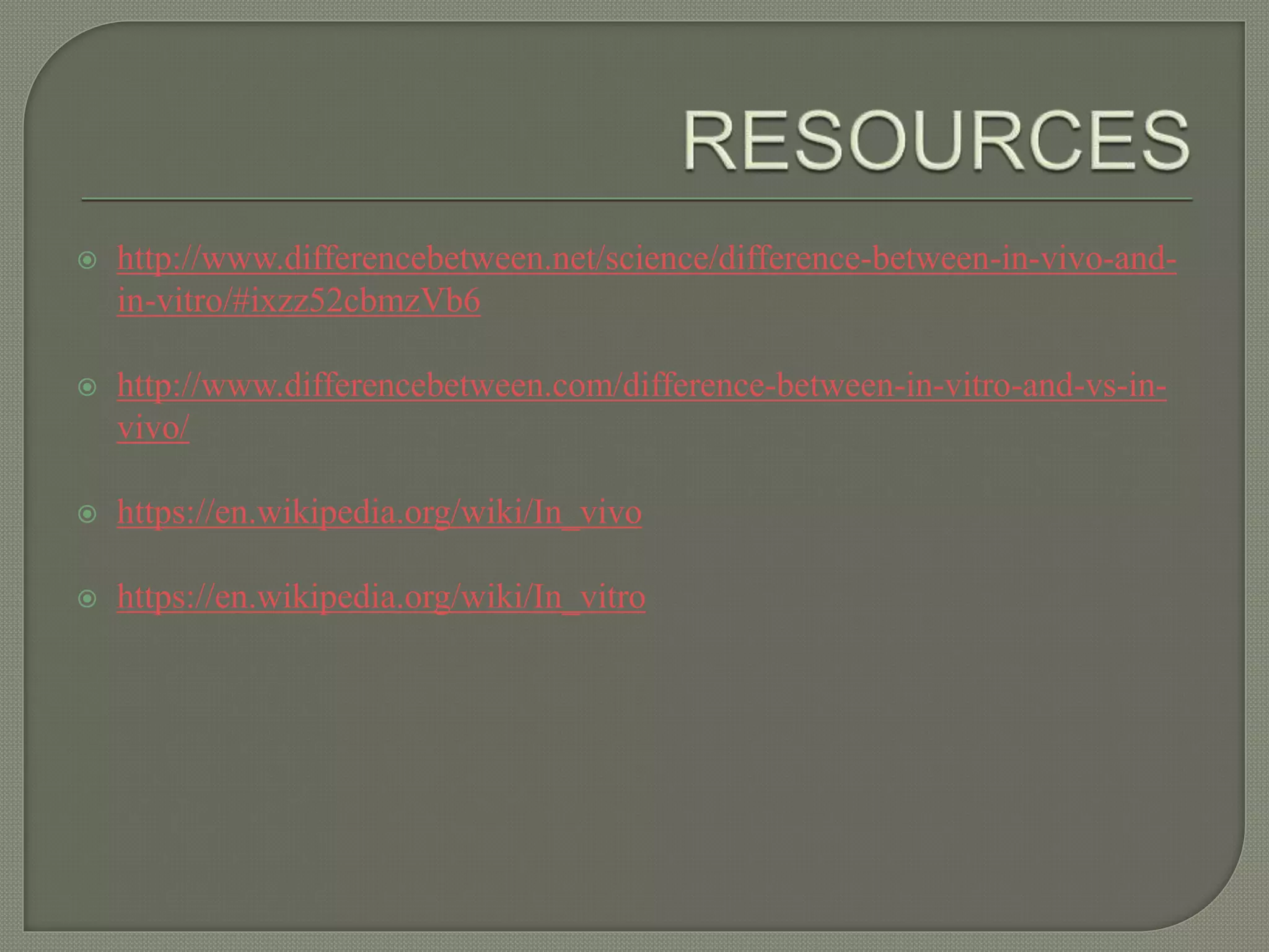 In vivo and in vitro studies | PPTX