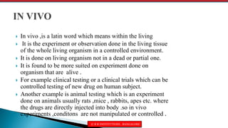 IN VIVO AND SCALE-UP PROCESS APPROVAL CHANGES.pptx