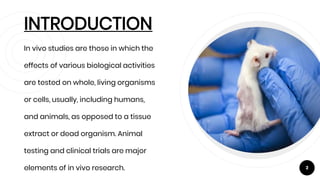 Invivo evaluation techniques | PPTX