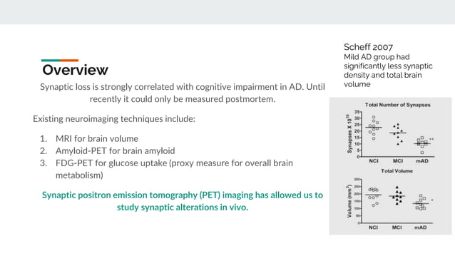 In vivo measurement of widespread synaptic loss in Alzheimer’s Disease with SV2A PET (2).pptx