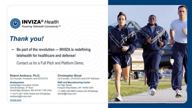 INVIZA® Health ~ Introductory "Teaser" Pitch Deck (January 17, 2025) | PPT