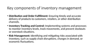 inventory management planning techniques | PPTX