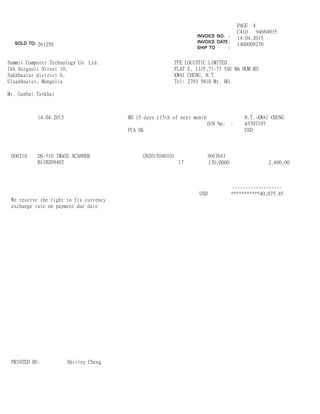 Invoice | PDF