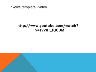 Invoice template | PPT