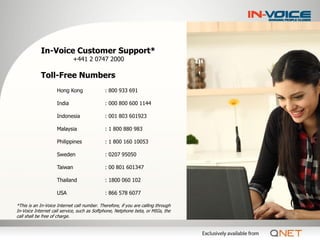 In Voice Presentation QNet | PDF