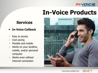 In Voice Presentation QNet | PPT