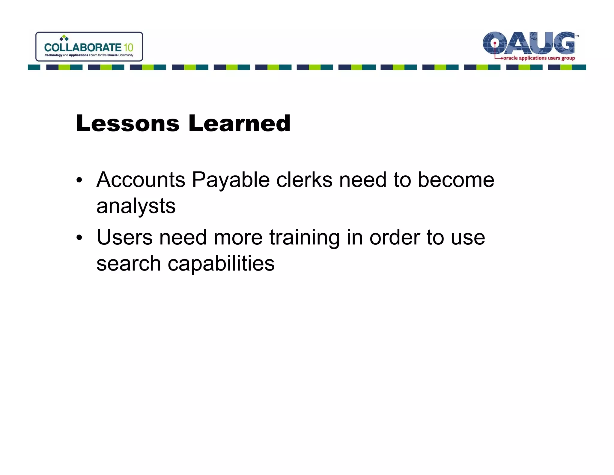 Invoice And Payment Automation For Oracle Ebs Bottomline And Buzzi At Collaborate 10 Pdf