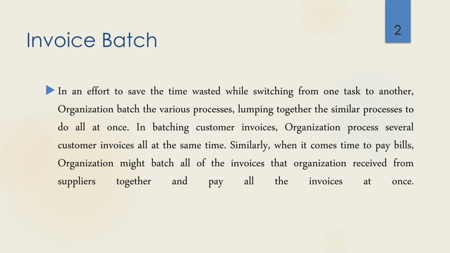 Invoice batch | PDF