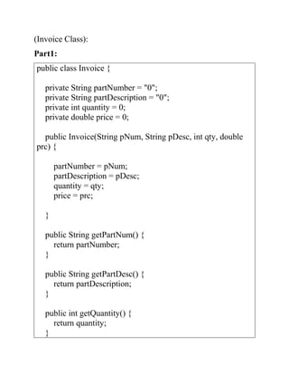 Invoice Class.docx
