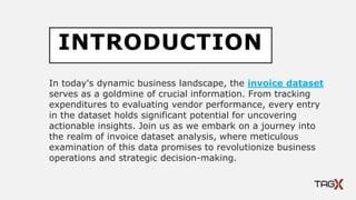 Unveiling Insights: Exploring an Invoice Dataset | PPTX