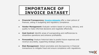 Unveiling Insights: Exploring an Invoice Dataset | PPTX