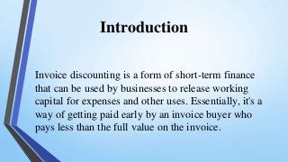 Invoice Discounting Explained: Faster Cash, Increased Profits ...