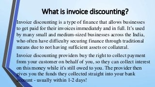 Invoice Discounting Explained: Faster Cash, Increased Profits ...