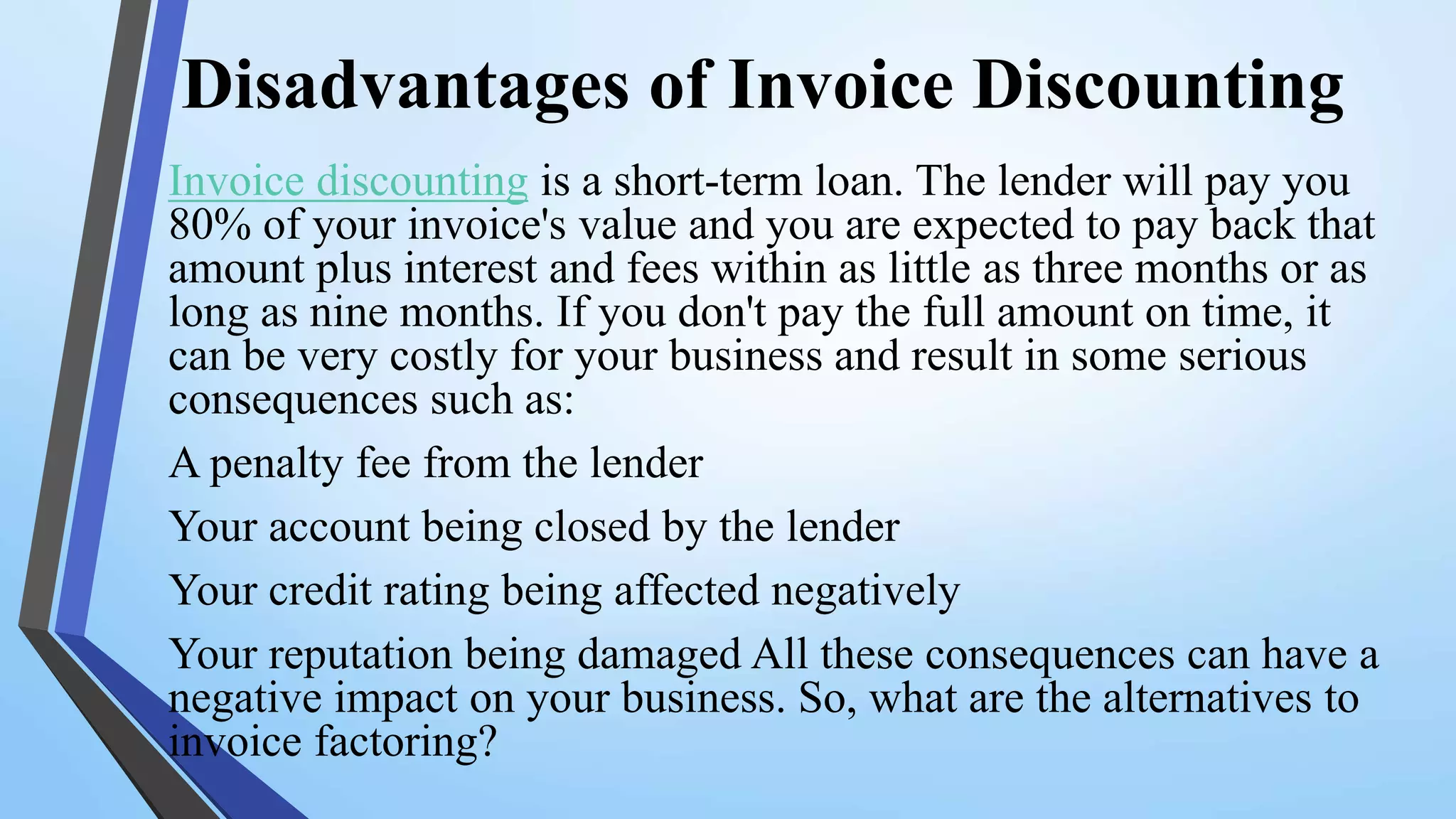 Invoice Discounting vs. Bill Discounting: What's the Difference? | PPT