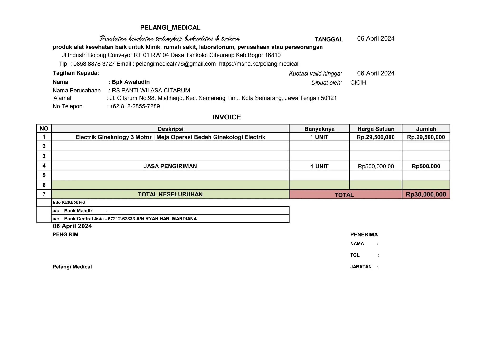 contoh Invoice peralatann kesehatann.pdf