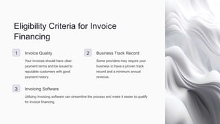 invoice financing | PPTX