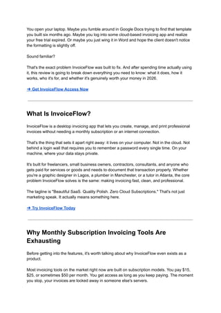InvoiceFlow Review: Fast, Professional Invoicing for Freelancers and ...