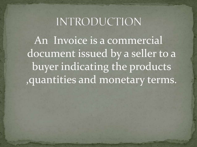 Invoice generation system | PPT