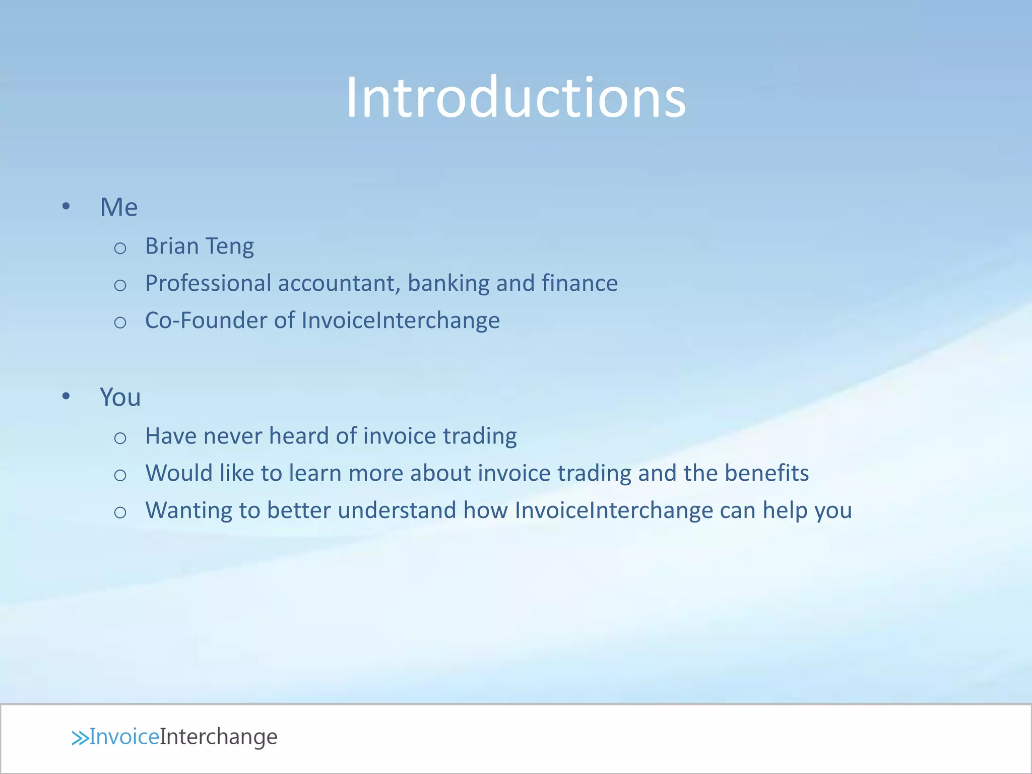 Invoice interchange – invoice trading for sm es | PDF | Business ...