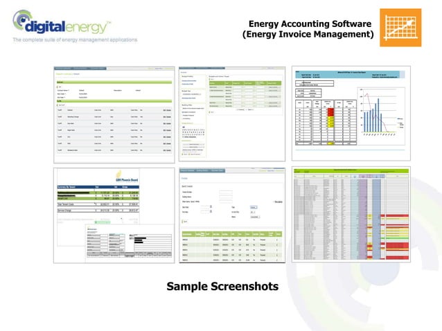 Energy Accounting and Invoice Management (screenshots) | PPTX