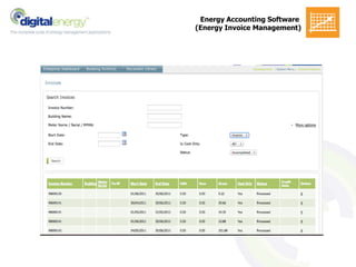 Energy Accounting and Invoice Management (screenshots) | PPTX ...