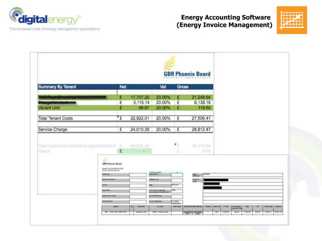 Energy Accounting and Invoice Management (screenshots) | PPTX