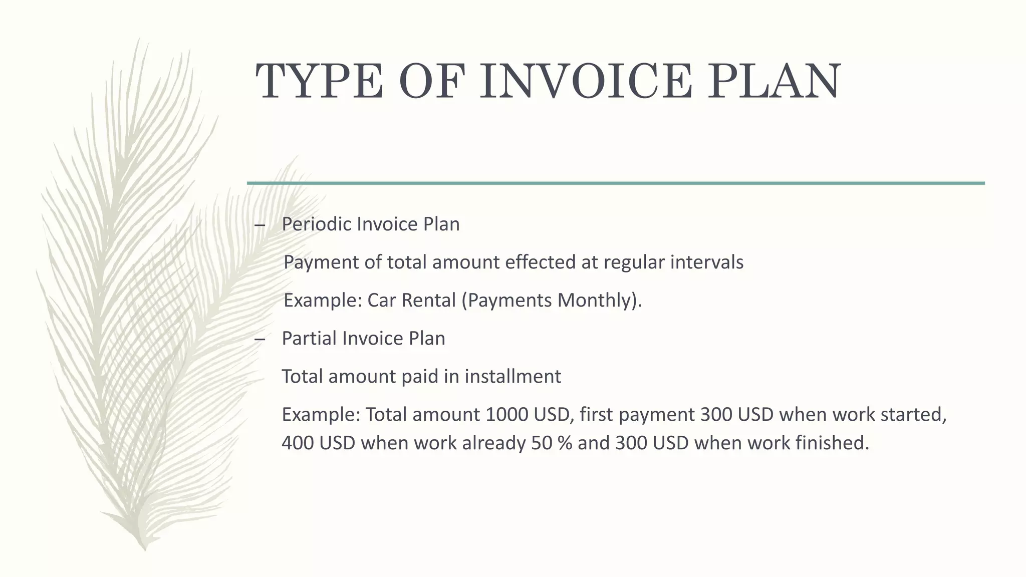 Invoice plan | PPT